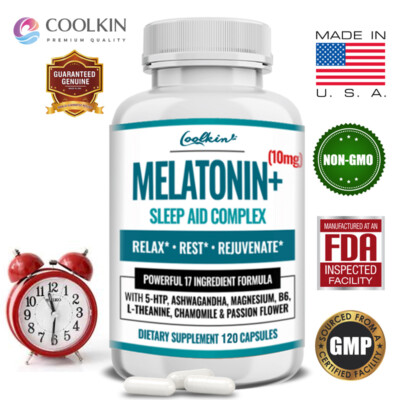 Melatonin+Sleep Aid Complex - with Ashwagandha - Improve Sleeping ...