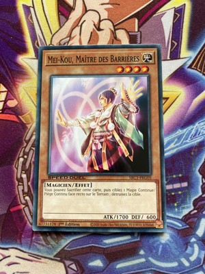 Yu-Gi-Oh! [SD] Mei-Kou, Maître des Barrières SBC1-FRG05 1st | eBay