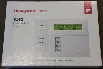 Honeywell 6160 Custom Alpha Keypad - Latest Edition , Brand New Sealed ...