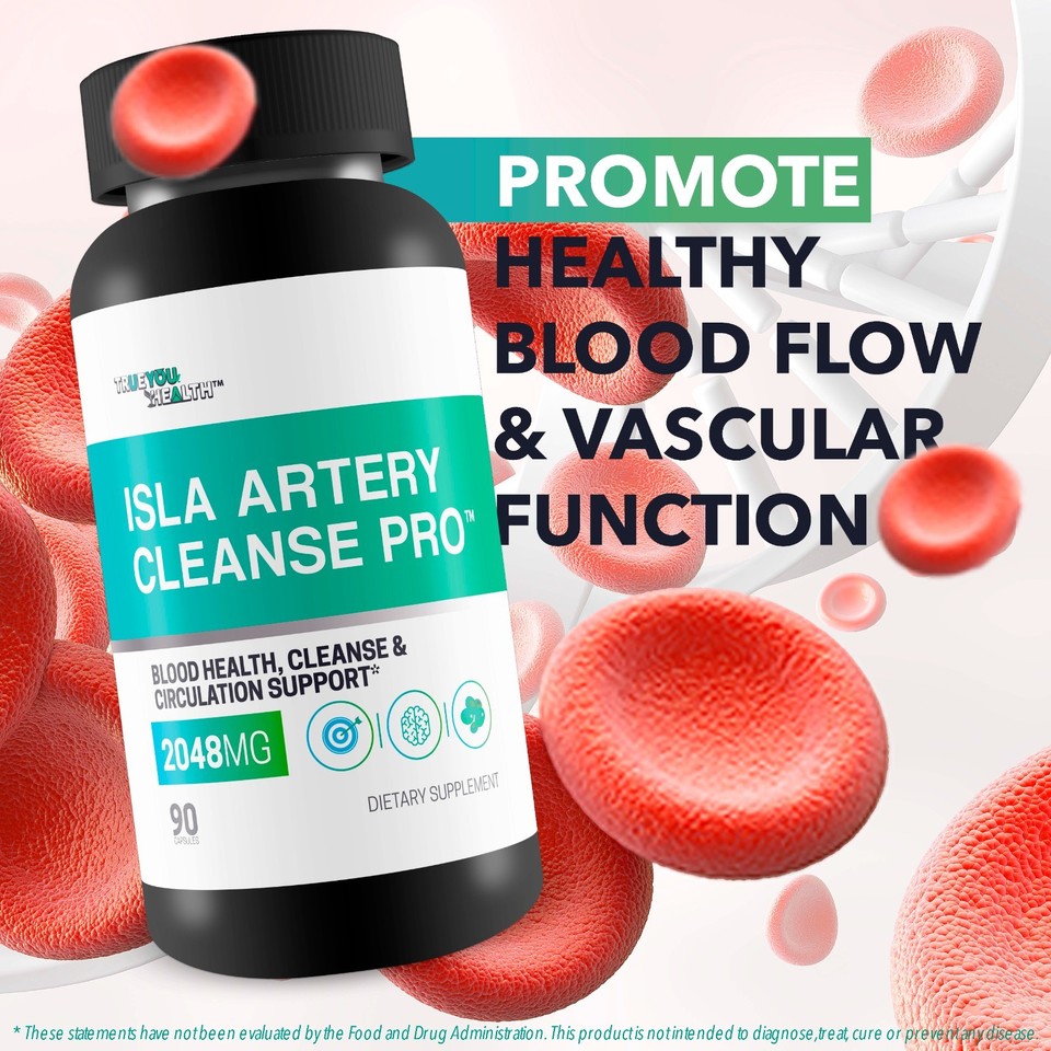 Isla Artery Cleanse Pro - Vein and Artery Cleanse Support - Best Blood ...