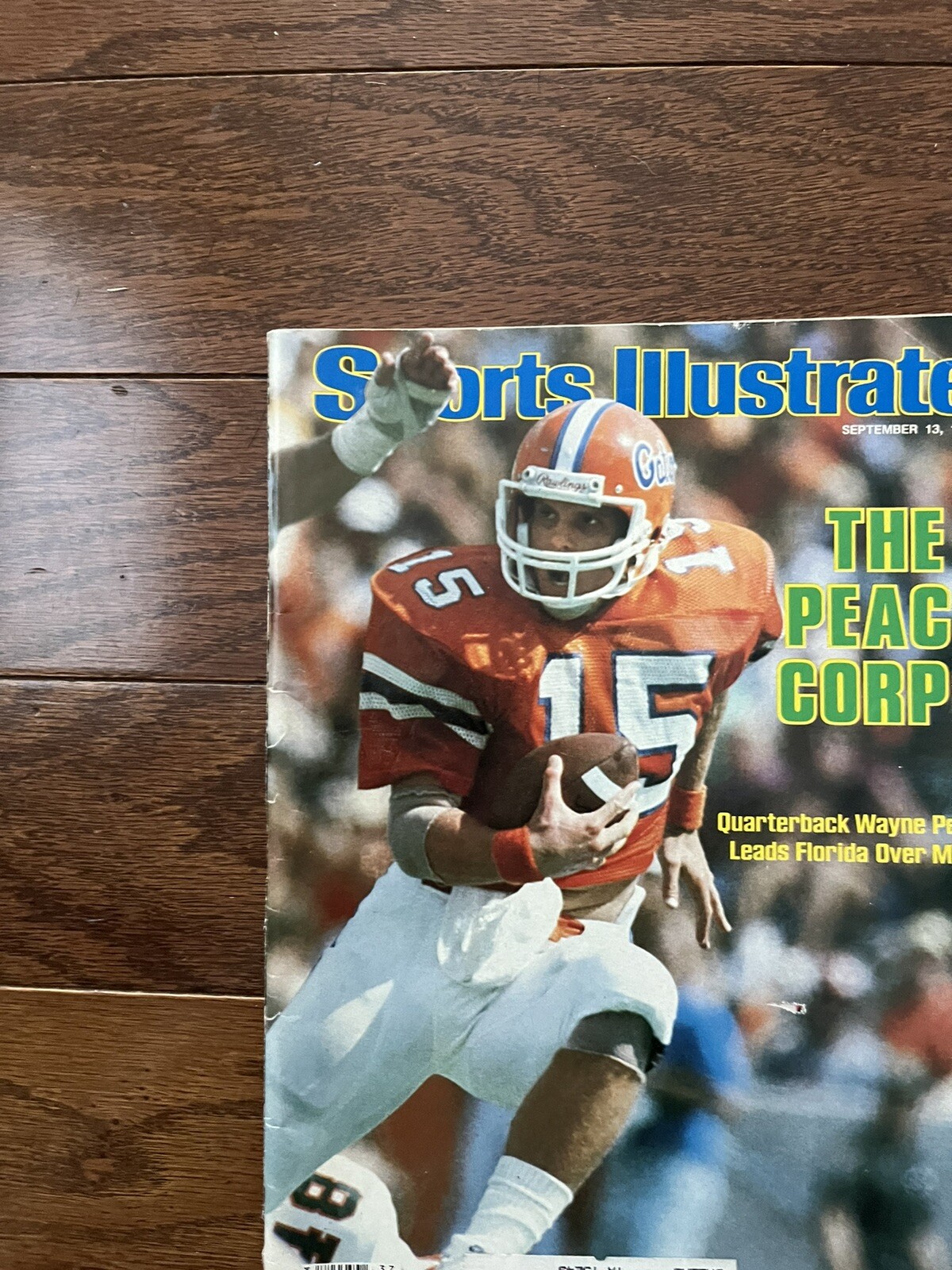 WAYNE PEACE FLORIDA GATORS 9/13/82 SPORTS ILLUSTRATED SEPTEMBER 13 ...