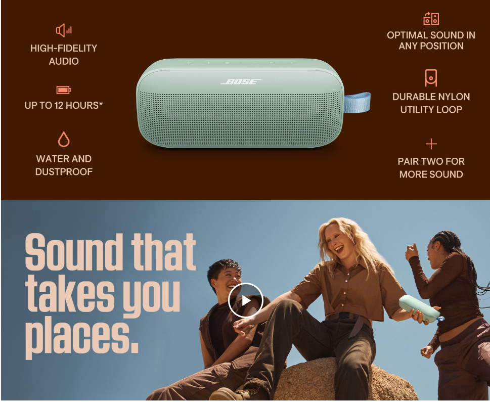 Bose SoundLink Flex Portable Bluetooth Speaker - 4 COLORS Available I ...