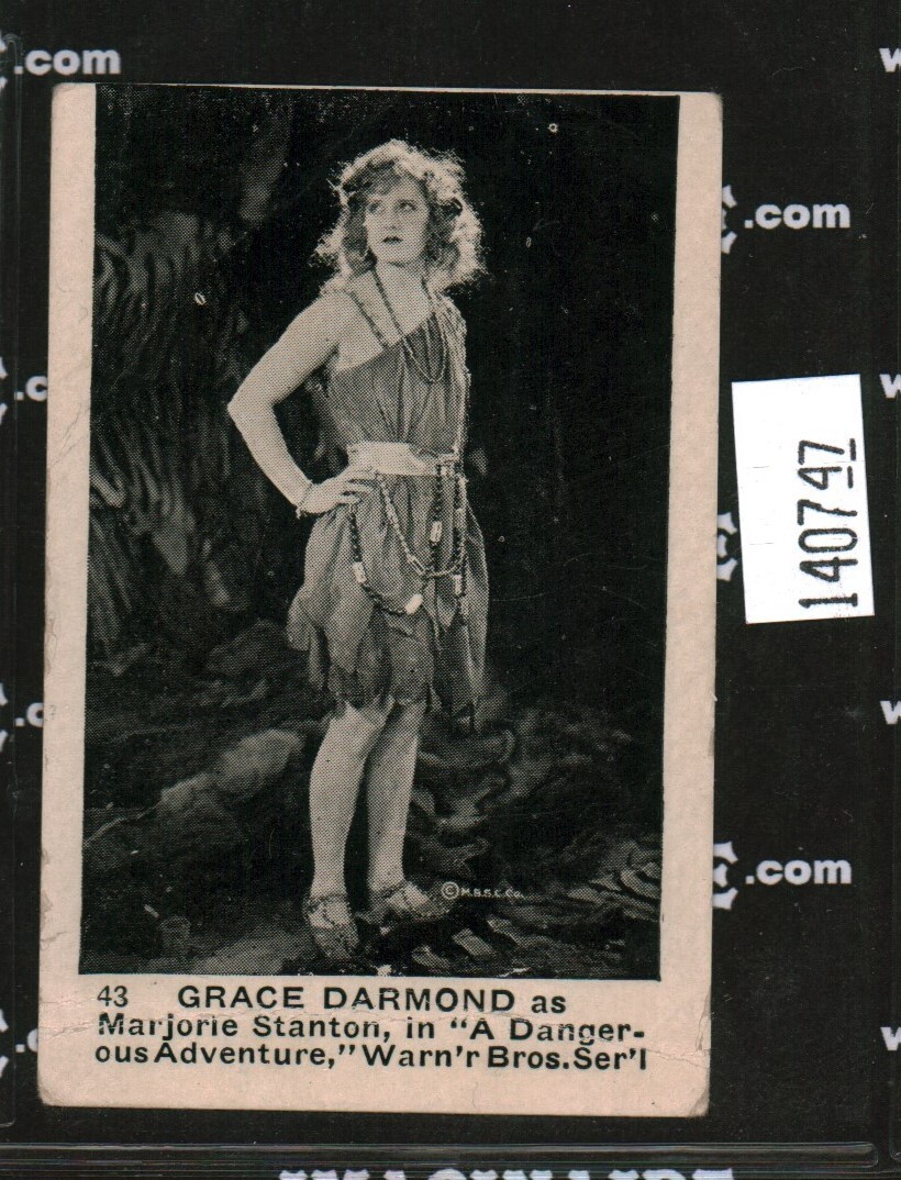 1923 V63 Neilson movie actors and actresses No: 43 GRACE DARMOND ...