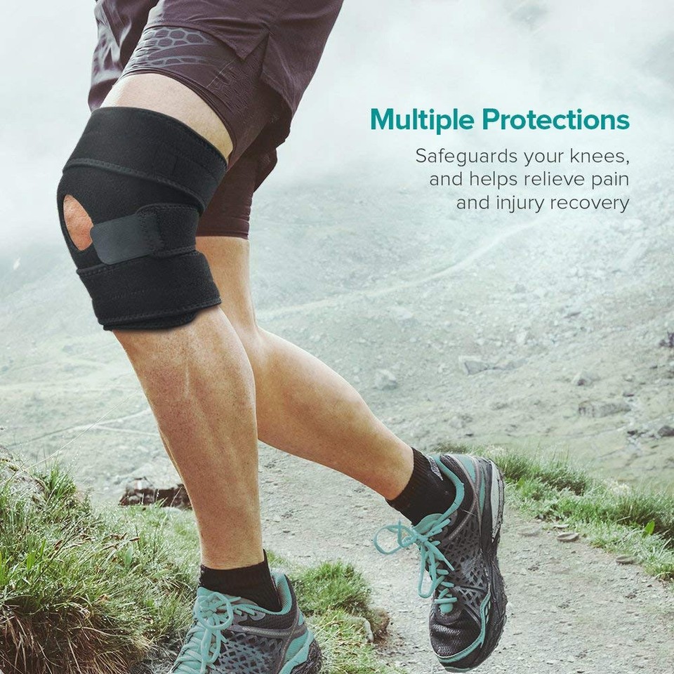 Knee Support Patella Stabilizer Strap Band Tendon Brace Pain Sports Gym ...