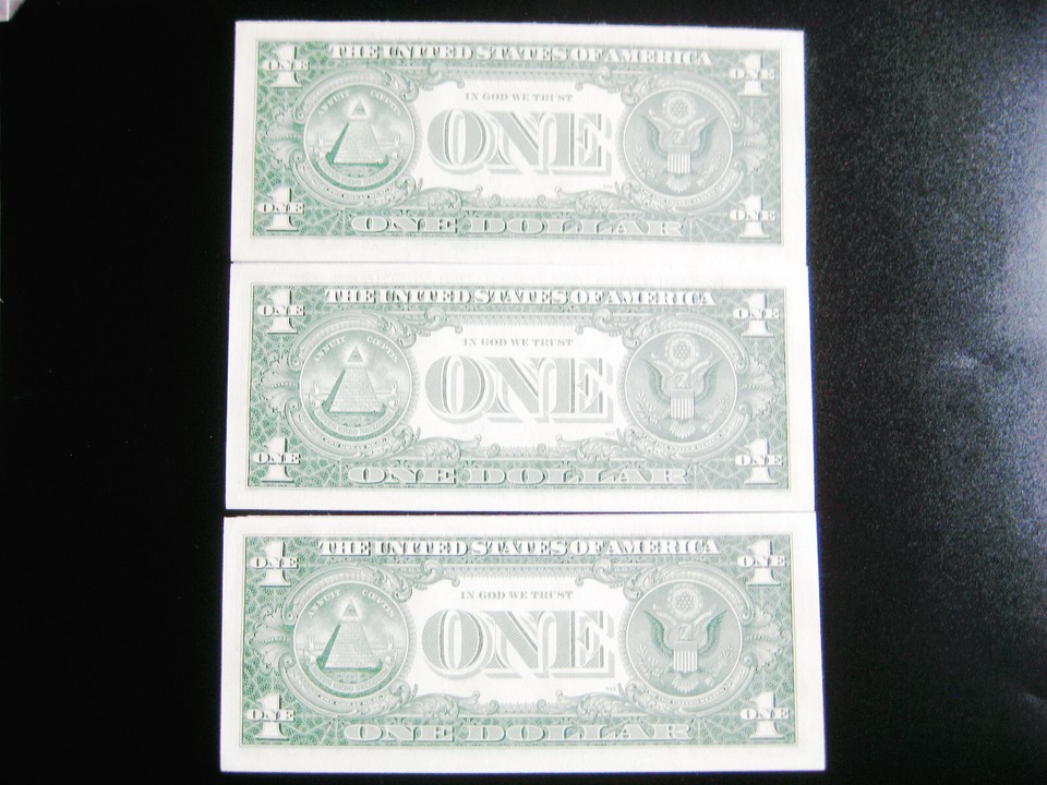 (3) $1 1963 ((A CHICAGO)) FEDERAL RESEVE NOTE CHOICE UNC BU NOTE | eBay