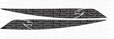 FORD FG BONNET DECAL WITH FALCON COMPATIBLE WITH FG FALCON ANY COLOUR ...
