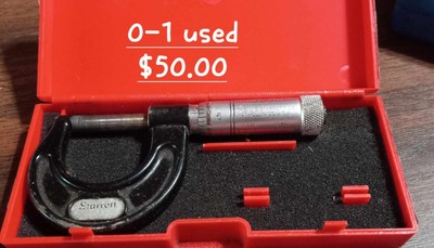 Micrometers - 0-1 Od Micrometer