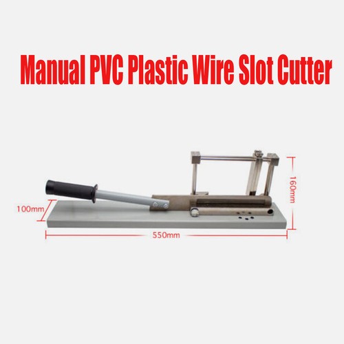 Manual PVC Plastic Wire Slot Cutting Machine Wire Duct Cutter Pipe Hose ...