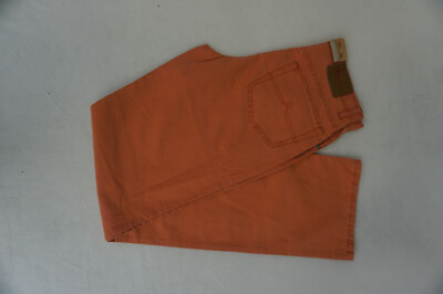 ALBERTO Tim Herren Jeans comfort fit Hose Gr.94 ca. W32 L34 dünn orange ...