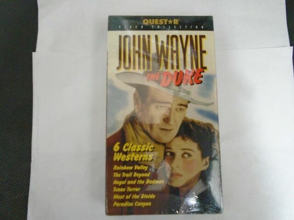 John Wayne The Duke in 6 Classic Westerns VHS Questar Video Collection ...