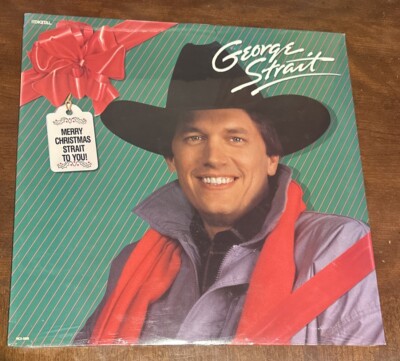 George Strait Merry Christmas Strait To You! LP MCA Holiday Classic ...