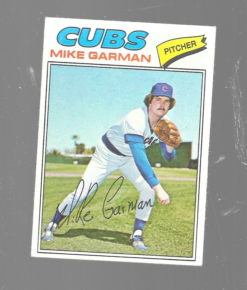 1977 Topps Mike Garman 302 Chicago Cubs Baseball Card | eBay