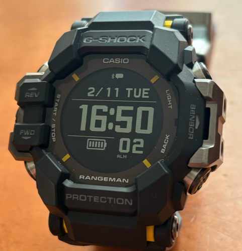 CASIO G-SHOCK MASTER OF G Rangeman GPR-H1000-1JR Black Men's Watch in ...