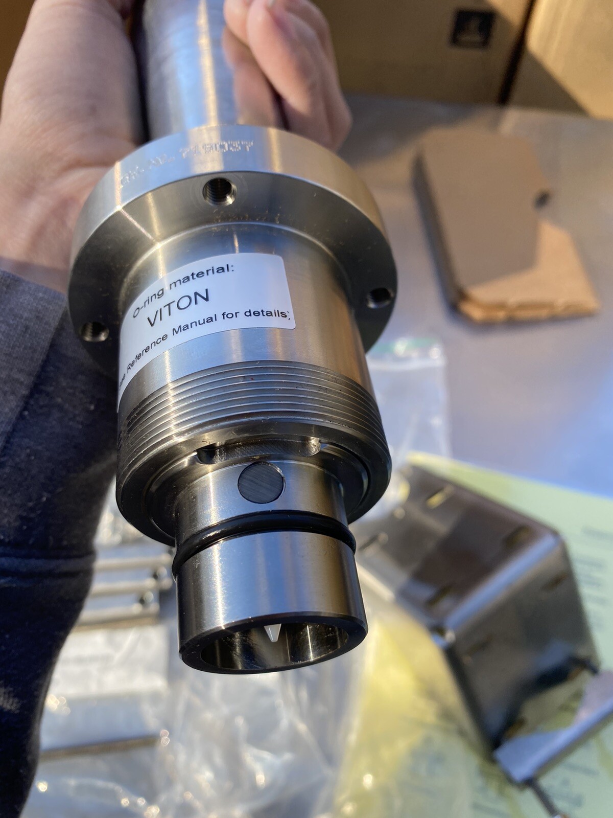 ROSEMOUNT 5402NN0NA4SPVBR 5402 Cone Antenna with Flange New | eBay