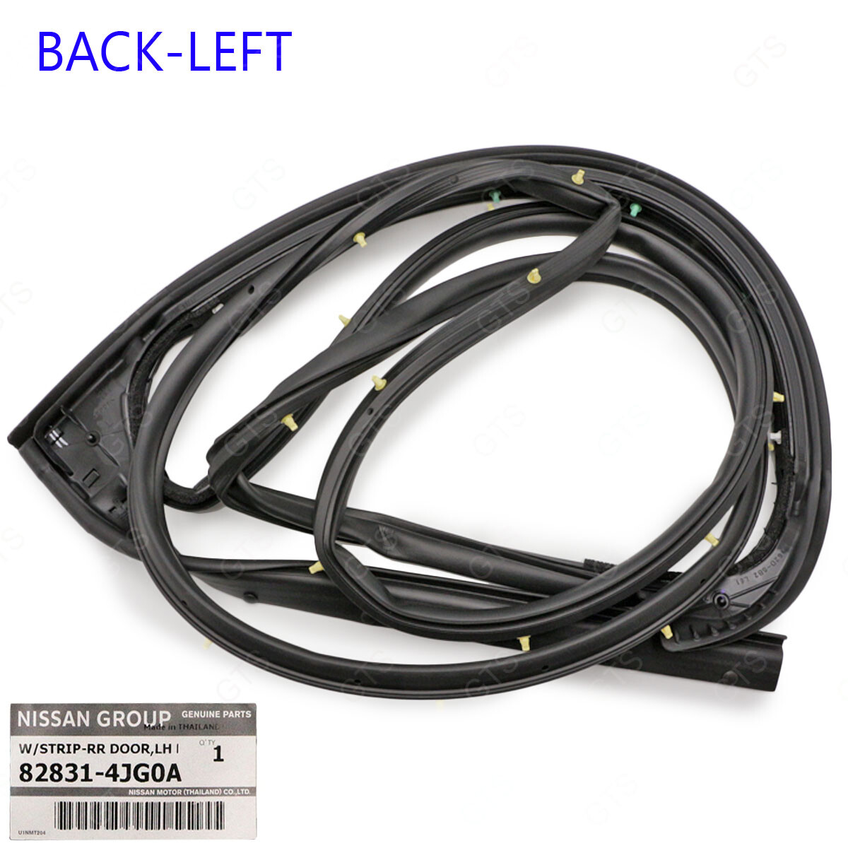 Rear Lh Door Rubber Seal Weatherstrip For Nissan NP300 D23 Pro-4X 2015 ...