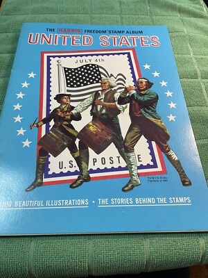 1979 Harris FREEDOM STAMP ALBUM of the U.S. Stamp Collecting Starter ...