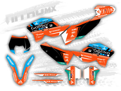 NitroMX Graphic Kit for KTM EXC EXC-F 125 250 300 450 530 2008 2009 ...
