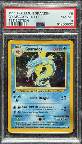 1999 POKEMON SPANISH 1ST ED #6 GYARADOS-HOLO PSA 8 | eBay