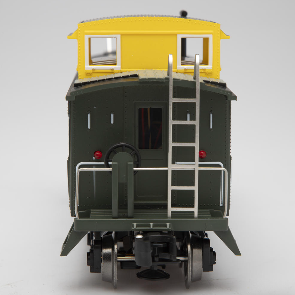 O Gauge USA Army Caboose with Lights & Operating Coupler Train Car | eBay