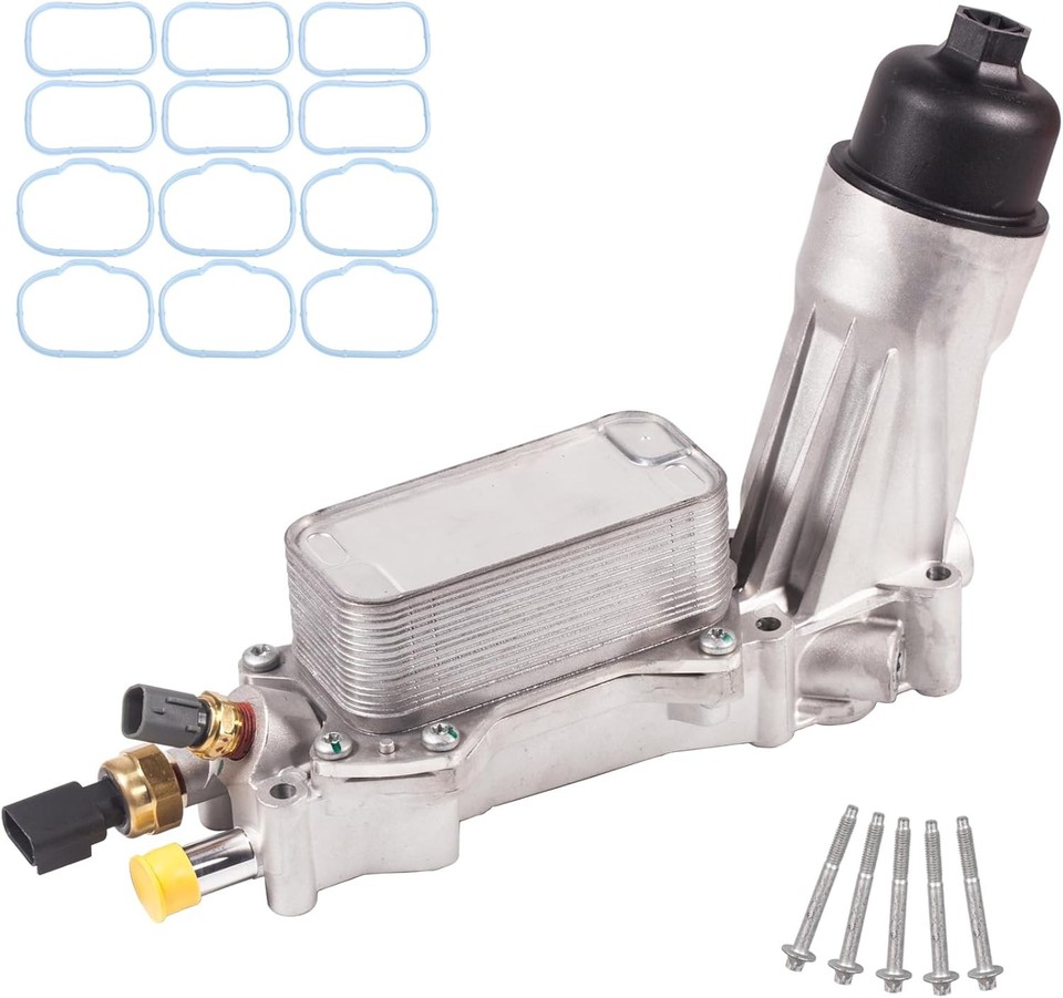 926-959 68105583AF Aluminum Engine Oil Filter Housing 3.6L&MS97204 200 ...