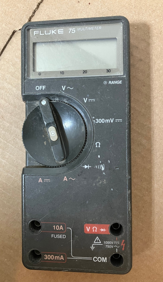 Fluke 75 Multimeter with leads | eBay