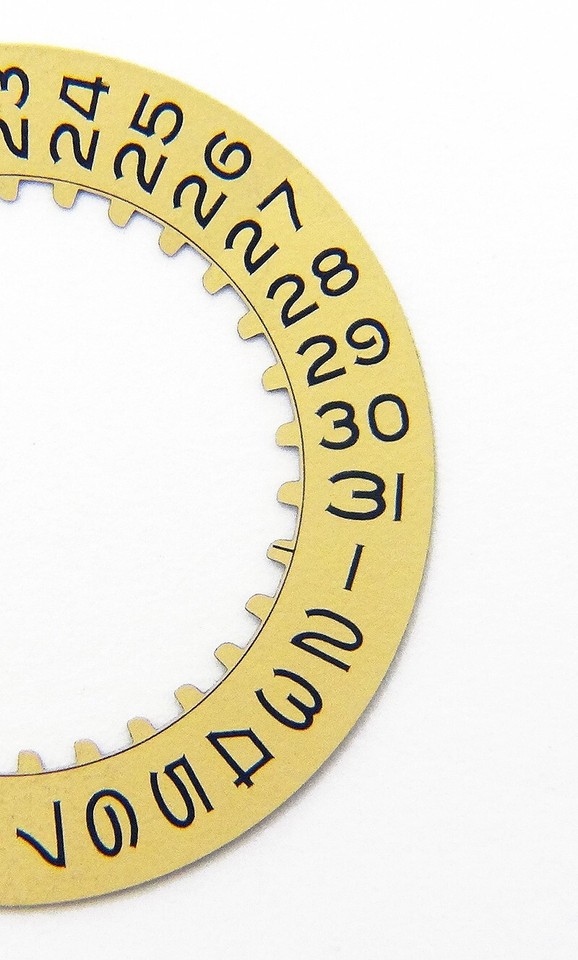 Vintage Genuine Rolex Beige 3035 Caliber Watch Date Disc Submariner GMT ...