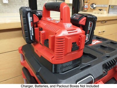 Packout Mount for Milwaukee M18 Six Pack Sequential Charger (Model# 48 ...