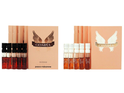 PACO RABANNE OLYMPEA INTENSE EDP 1.5ml .05fl oz x 5 EACH PERFUME SPRAY ...