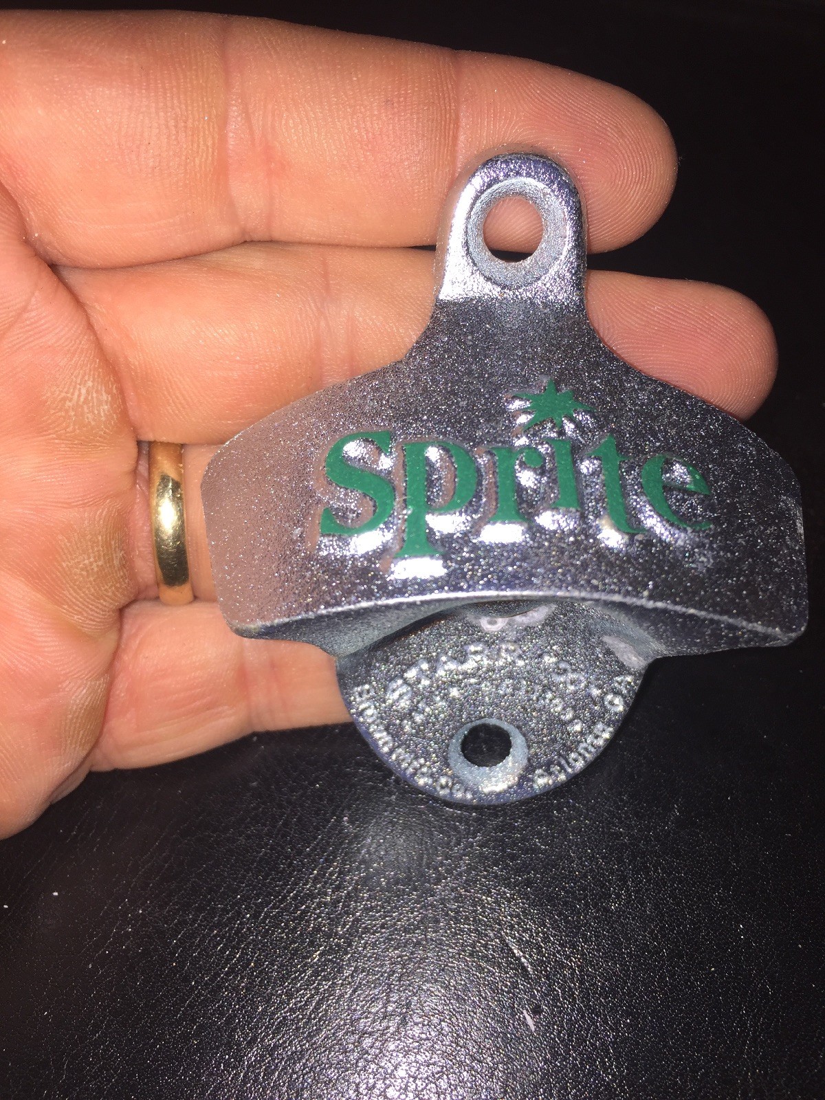 Sprite Soda Bottle Opener Solid Metal Patina Soda Beer Cola Man Cave ...