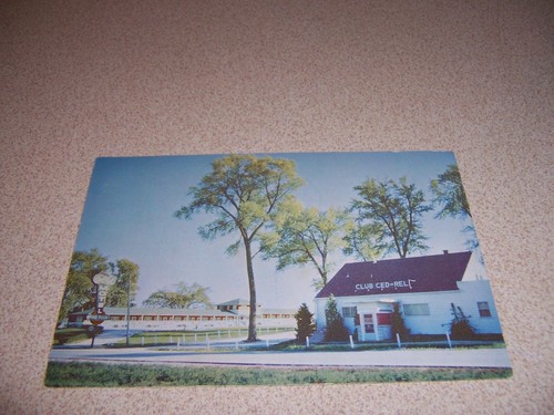 1950s CED-REL MOTEL, CEDAR RAPIDS IOWA VTG POSTCARD | eBay