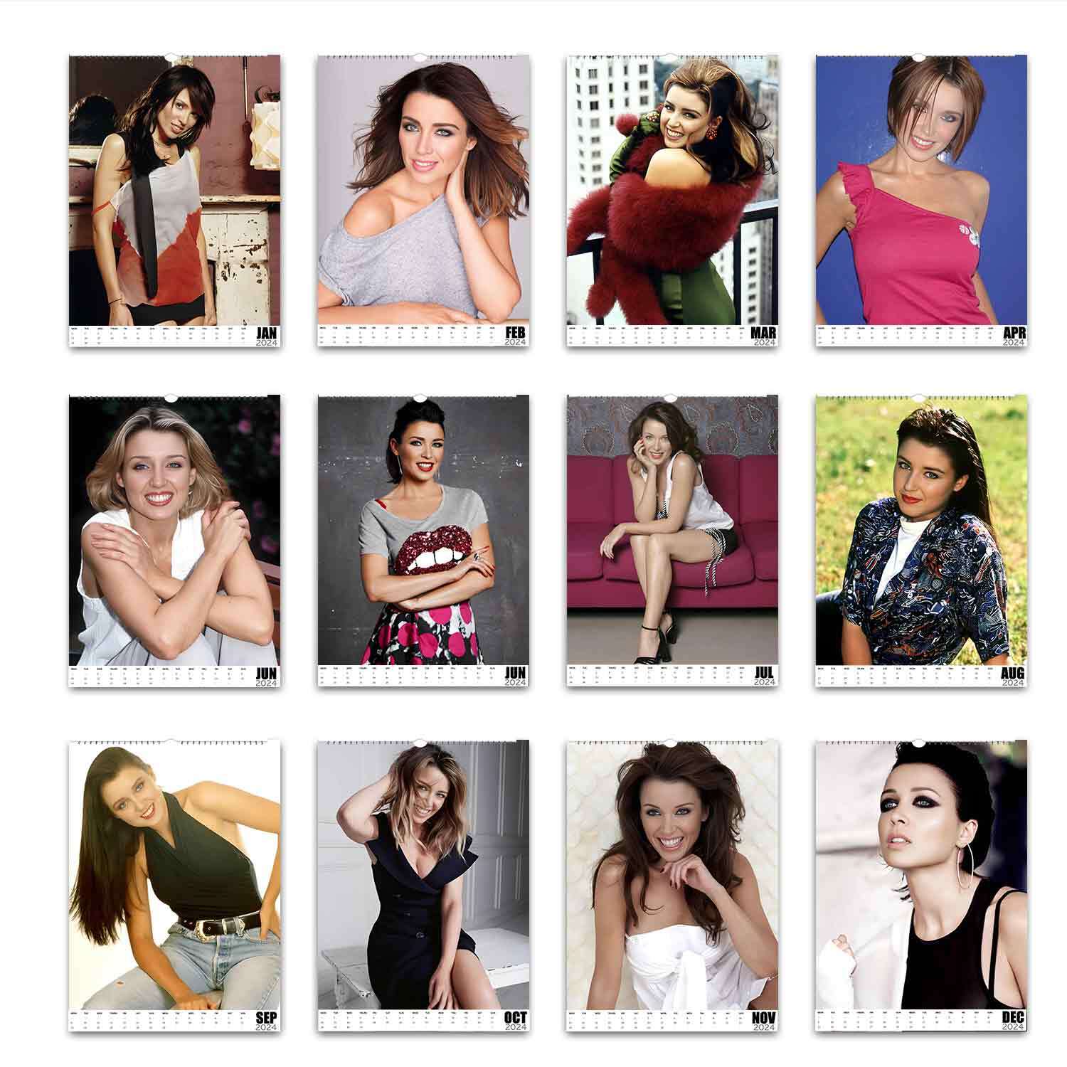 Sexy Beautiful Dannii Minogue 202627 Personalised Wall Calendar Choose 4906