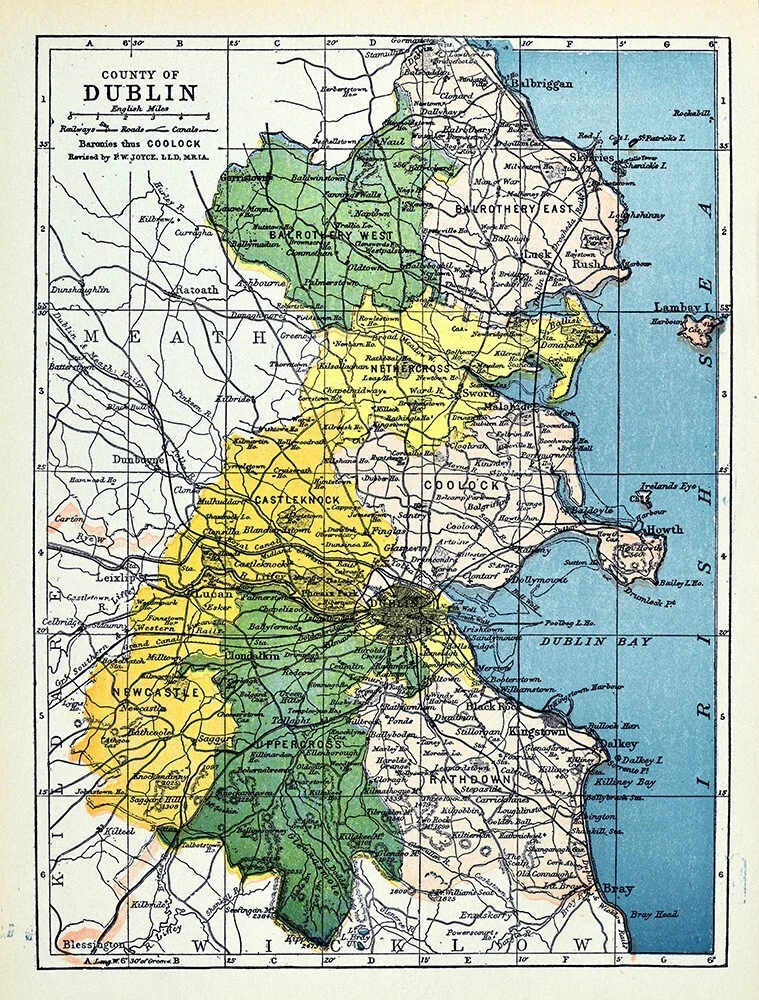 Dublin On A Map