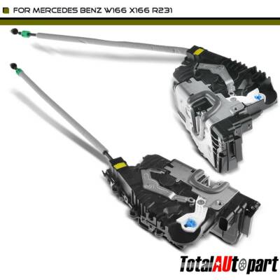 2 Front Door Lock Actuators w/ Soft Close for Mercedes-Benz X166 W166 ...