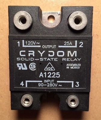 CRYDOM 25A 120V SOLID STATE RELAY A1225 | eBay