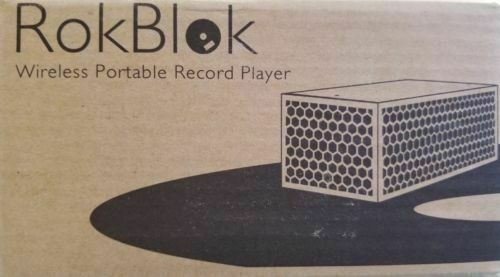 Rokblok Wireless Portable Vinyl Record Player 33 1/3 and 45 RPM ...
