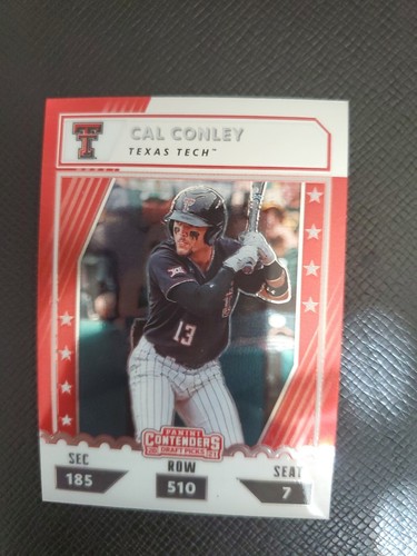 Cal Conley 2021 Elite Extra Edition College Ticket BRAVES | eBay