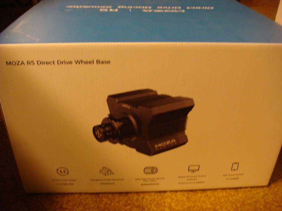 MOZA R5 Bundle W/ Accessories Gamer Steering Wheel & Pedals Shifter ...