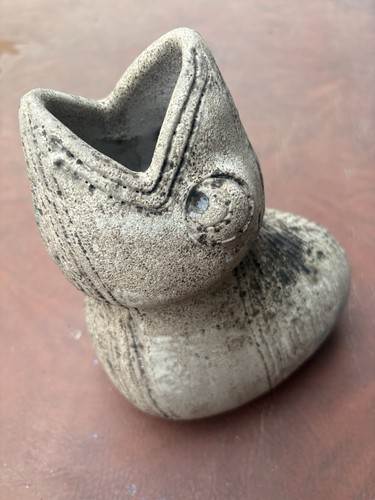 McCarty Pottery SISTAH Bird Vase Cobalt signed Studio Art Vintage ...