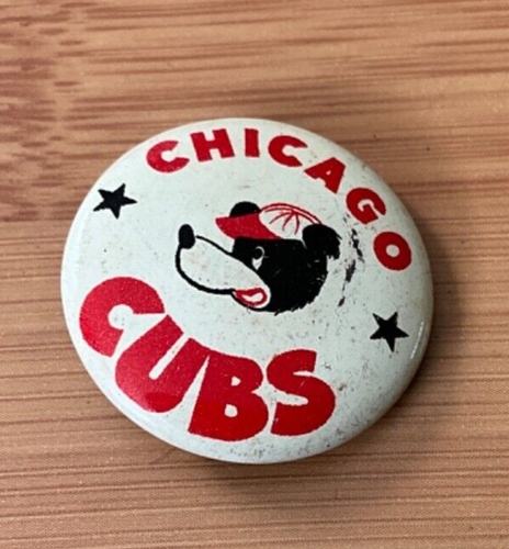 1961 Vintage Baseball Crane Potato Chip Pin Chicago Cubs | eBay
