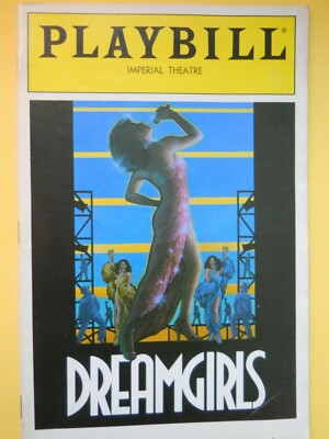 1985 - The Imperial Theatre Playbill - Dreamgirls - Deborah Burrell | eBay