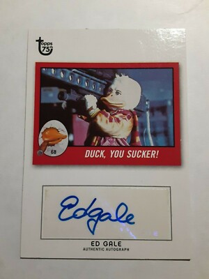 2013 TOPPS 75th ANNIVERSARY AUTOGRAPH AUTO card Ed Gale Howard the Duck ...