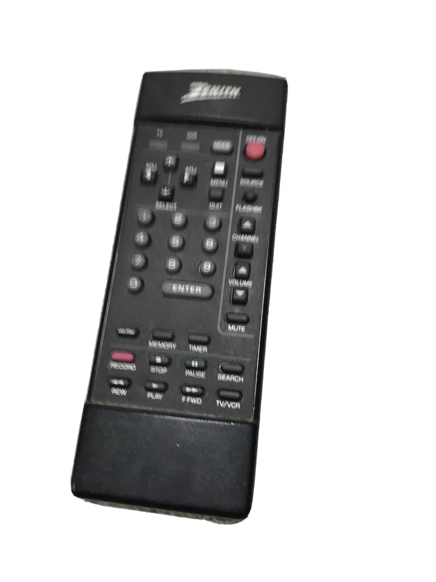 Old Zenith Tv Remote Codes
