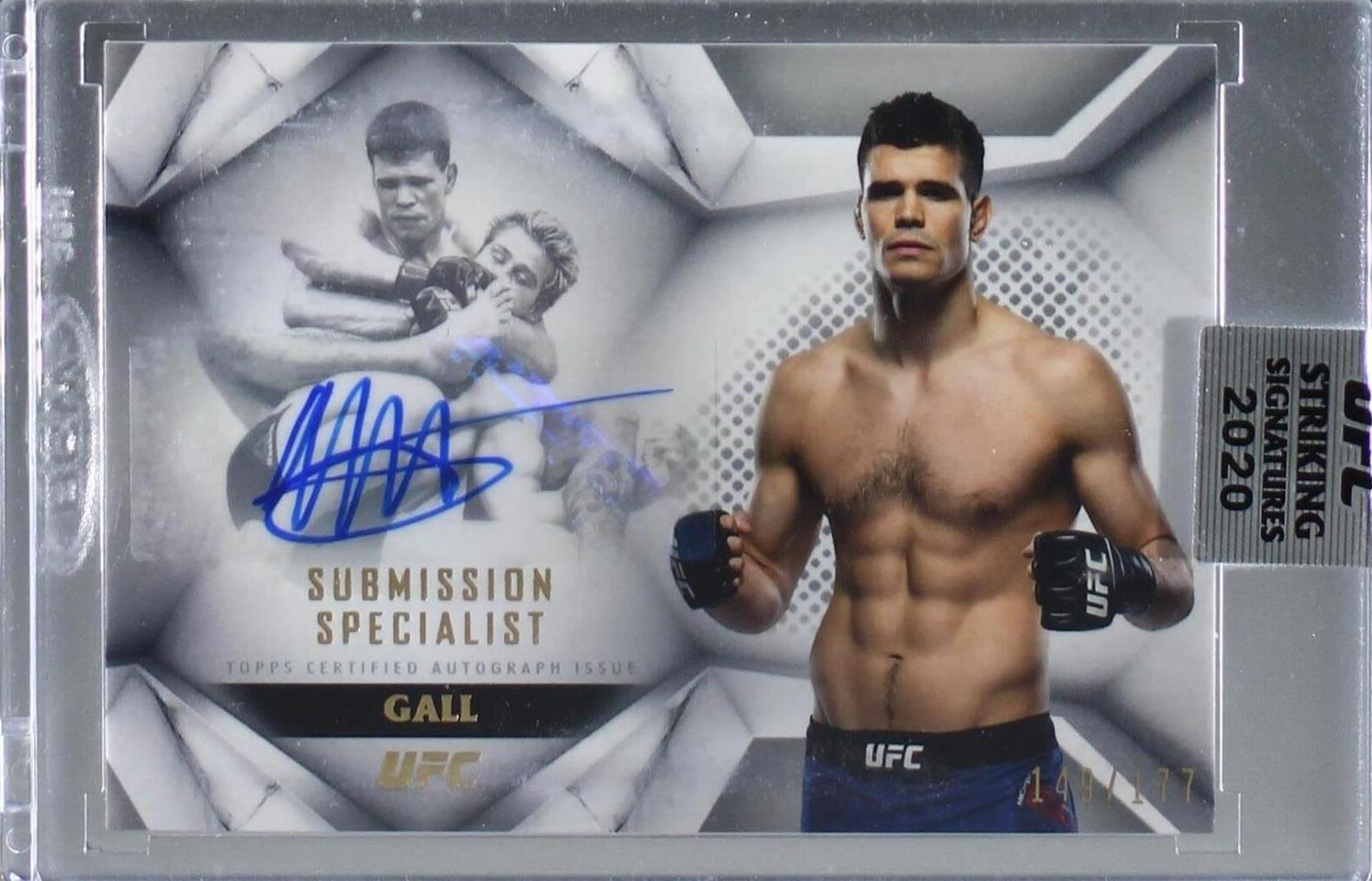 2020 Topps UFC Striking Signatures - Submission Specialist Autographs ...