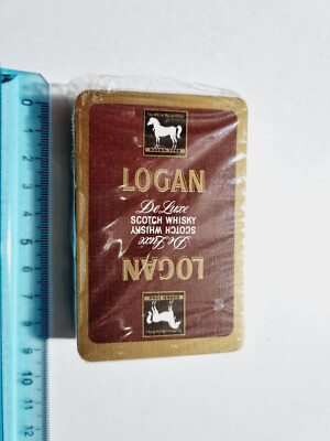 Sealed Playing Cards Logan De Luxe 1195 Poker Original Vintage | eBay