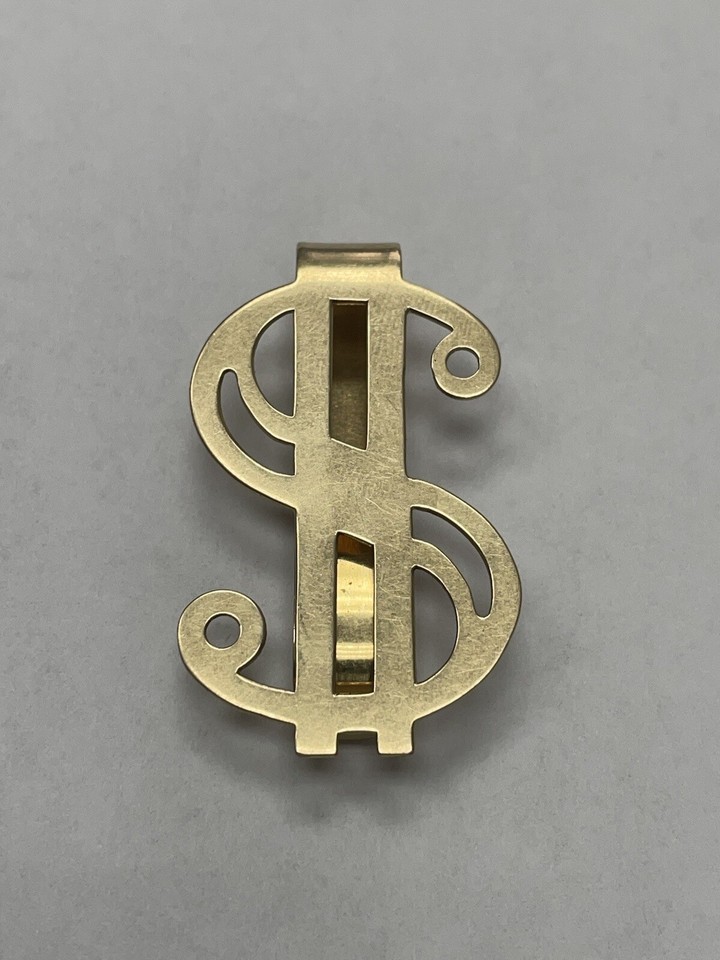 Vintage 14k Solid Gold Money Clip | eBay