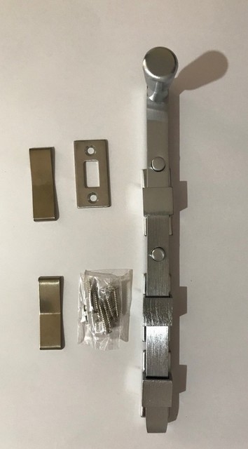 2 Gainsborough Architectural Skeleton Panic Bolt 250mm Solid Brass ...