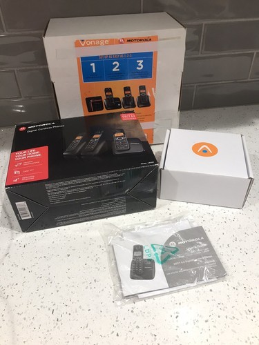 Vonage Whole House Phone Kit, Model VDV23-CVR, Works Great Motorola ...