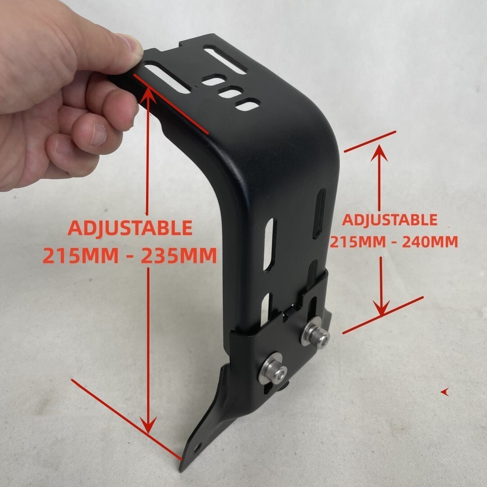 8x Universal Roof Rack Brackets Adjustable 140MM-170MM for Rain Gutter ...