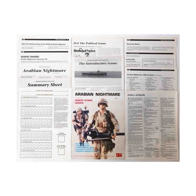 3W Wargame Bagg Arabian Nightmare (2nd Ed) - Desert Storm Update w ...