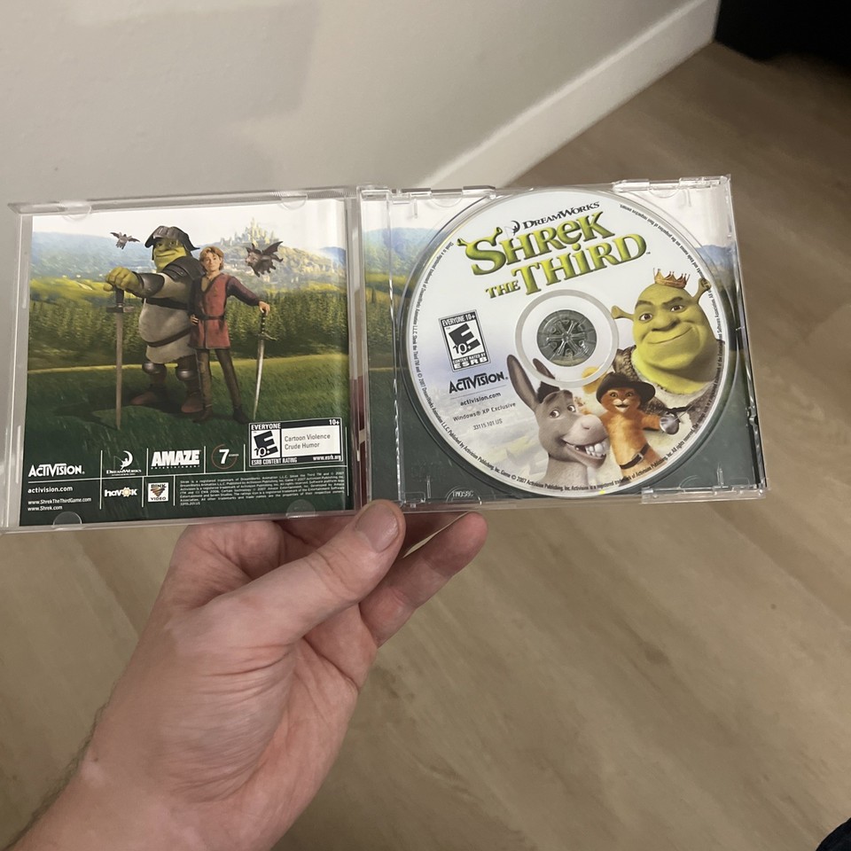 Dreamworks Shrek The Third Computer PC CD-CD-ROM Video Game - Tested ...
